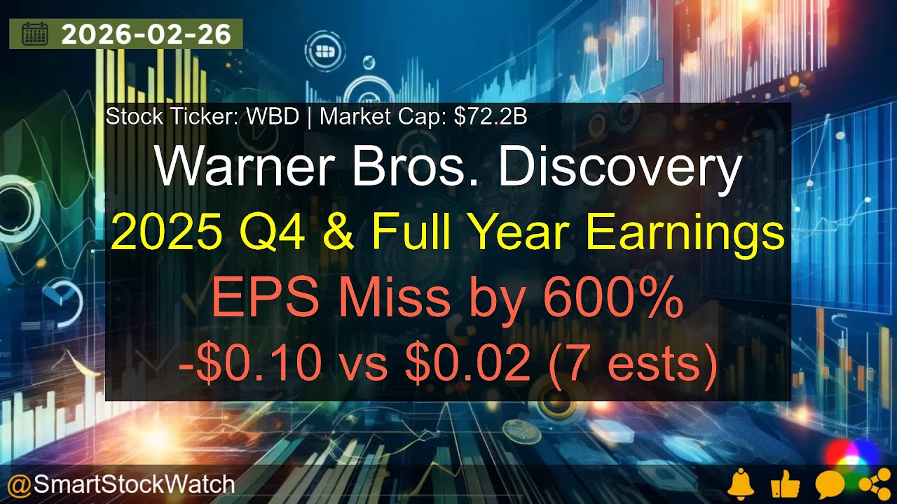 Warner Bros. Discovery (WBD|$72.2B) - 2025 Q4 & Full Year Earnings Analysis