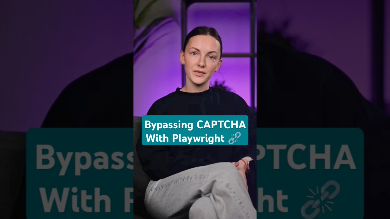 Learn to bypass CAPTCHA using Playwright. #web #webdevelopment #webscraping #playwright