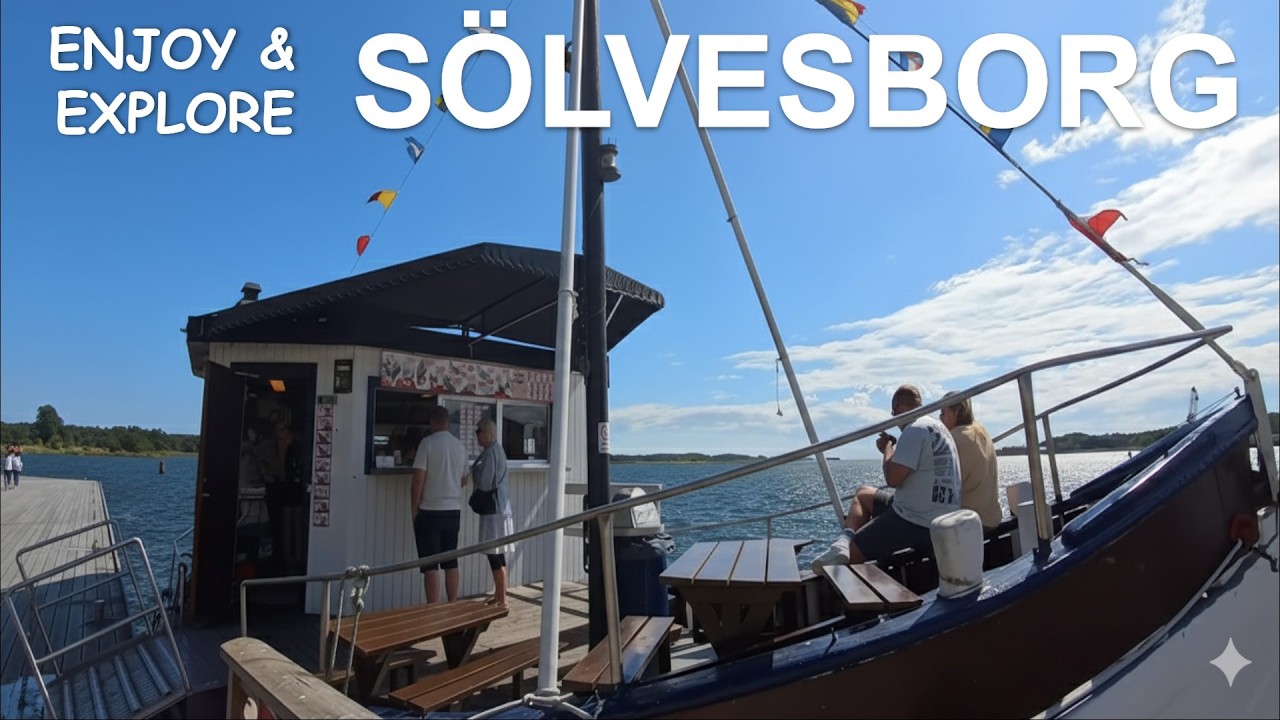 🇸🇪🚶SÖLVESBORG | A short City Walk in a surprisingly vibrant and unique Swedish city