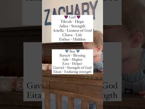 š©µš©· Hebrew Baby Names to Honor our Jewish Values at this Time