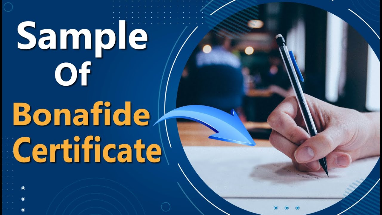 Bonafide Certificate in English || Sample of Bonafide Certificate and Download in PDF || Aaliya Tv