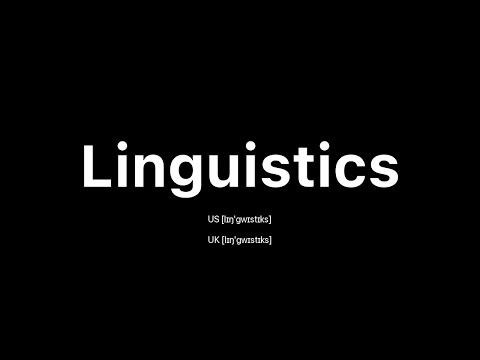 How to Pronounce Linguistics: 🇺🇸 American English vs. 🇬🇧 British English