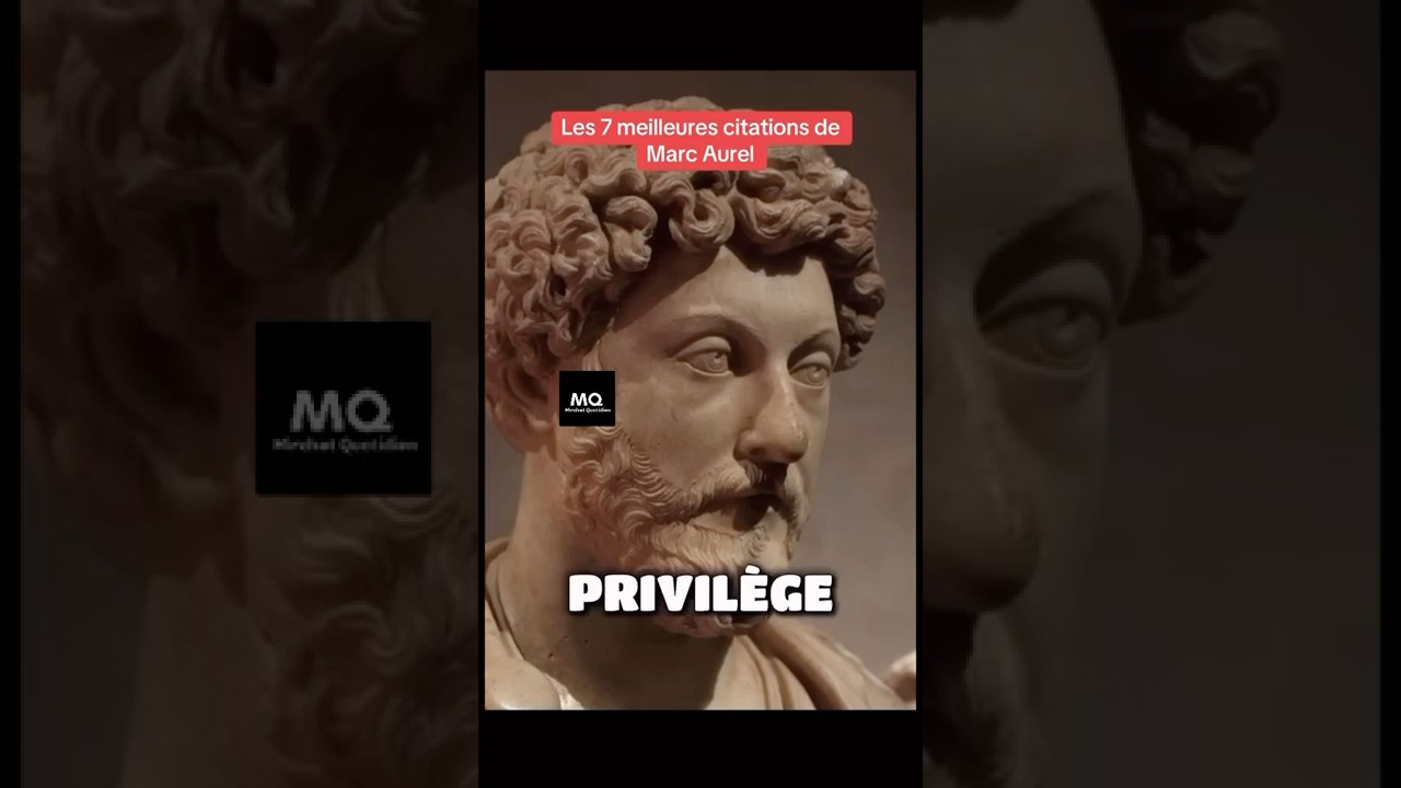 Les 7 meilleures citations de Marc Aurel  #developpementpersonnel #citation #motivation #marcaurèle