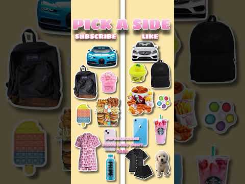 Pick a side! #pickasideyoutube #trending #trend #p1p3rchxrms #outfit #choose #puppy #starbucks