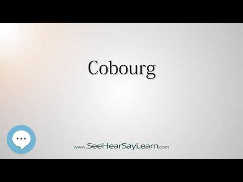 Cobourg (How to Pronounce Cities of the World)💬⭐🌍✅