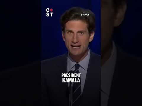 JFK's grandson Jack Schlossberg speaks at DNC