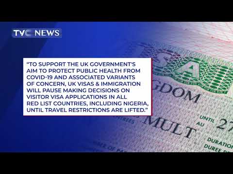 [LATEST] UK Suspends Processing Of Visitor Visa Applications From Nigeria