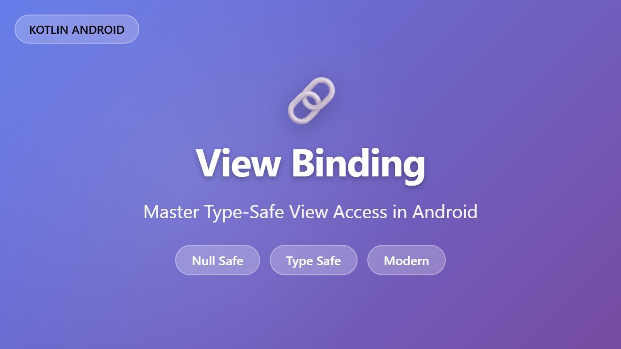 View Binding in Android: Complete Guide for Kotlin Developers
