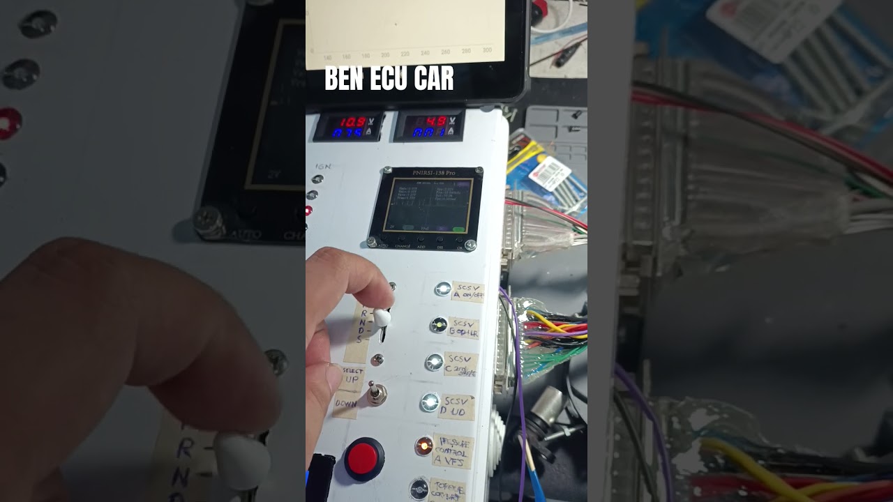 my ECU SIMULATOR fully working injectors, ignition coil signals @1250rpm
