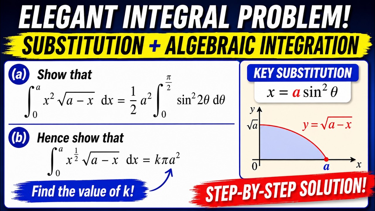 ELEGANT INTEGRAL PROBLEM – STEP-BY-STEP SOLUTION!