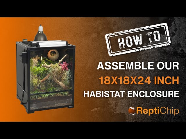 HabiStat 18" Glass Terrariums Premium Bioactive Reptile Enclosure ...