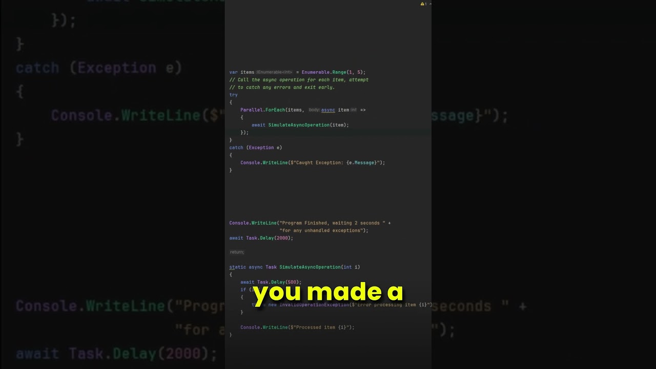 The Parallel Async Loop Mistake in .NET