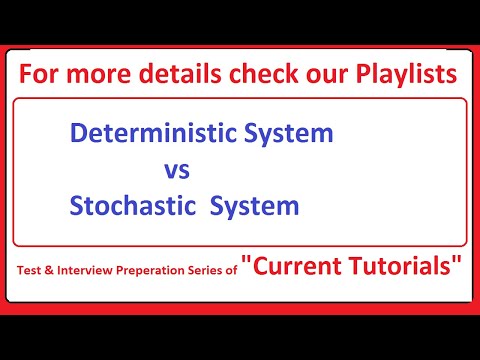 Comparison of Deterministic System and Stochastic System