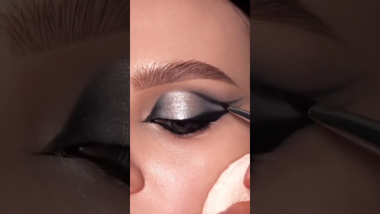 Silver disco glam #eyemakeup#smokyeyes@makeuptutorial