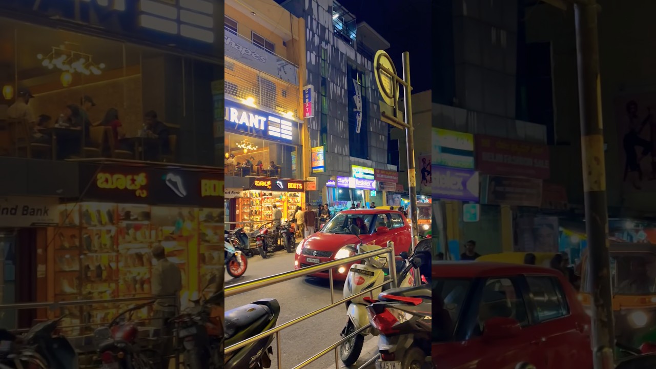 BTM Layout crowd after 10pm #youtubeshorts #shorts #bangalore #market #btmlayout #nightlife