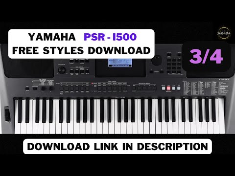 3/4 Style for Yamaha PSR I500 – John Music Studios