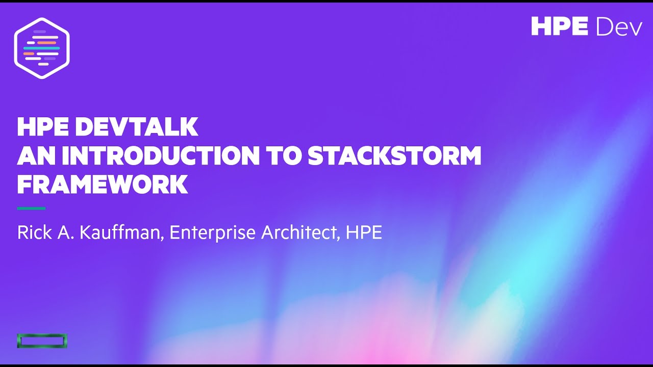An introduction to Stackstorm framework