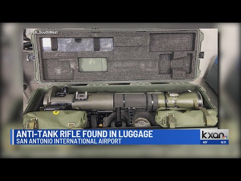 TSA confiscates an anti-tank weapon from a passenger’s luggage at a Texas airport