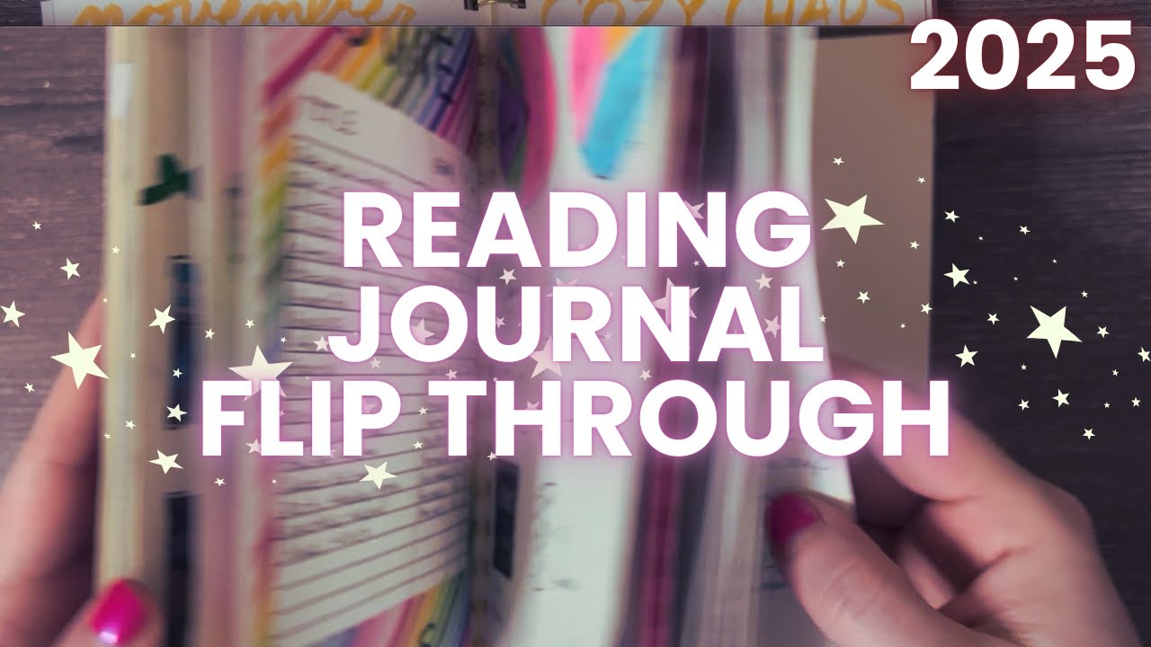 2025 Reading Journal Flip Through - book reviews and reading stats in my bullet journal 📓 📝 📔