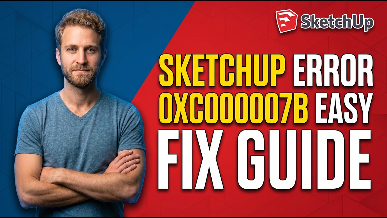 SketchUp Error 0Xc000007B [Easy Fix Guide]