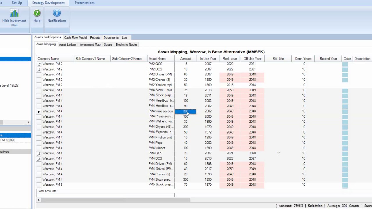 Modify an asset in Asset Mapping