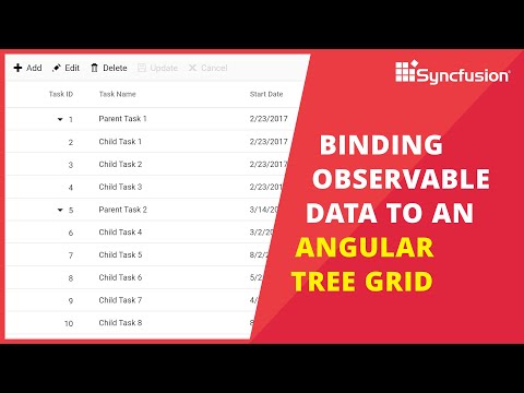 Learn Binding Observable Data to Angular TreeGrid - Mind Luster