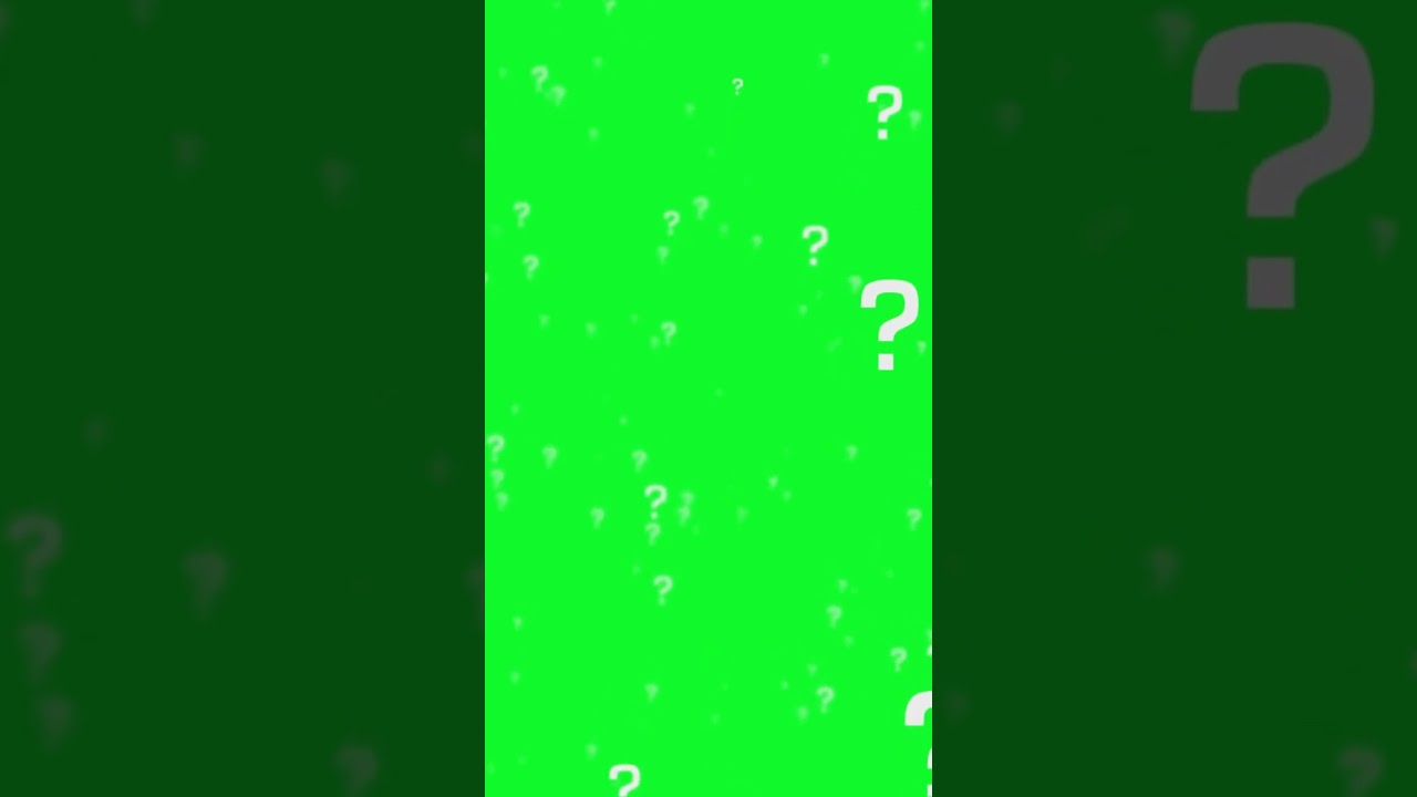 Green Screen Question Marks 🔥🔥 #greenscreen #greenscreeneffects