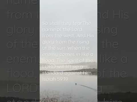 Isaiah 59:19 So shall they fear..