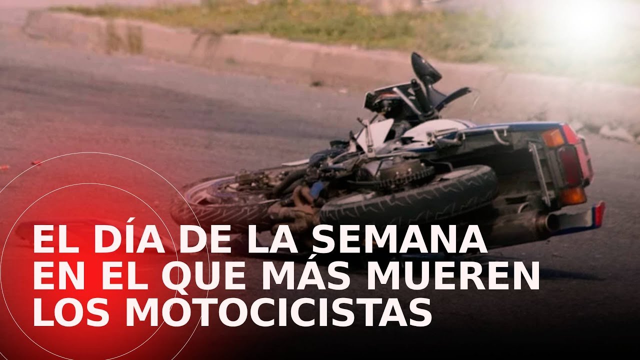 El 64% de muertos en accidentes de tránsito son motociclistas: el día de la semana con siniestros