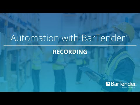 Automation with BarTender