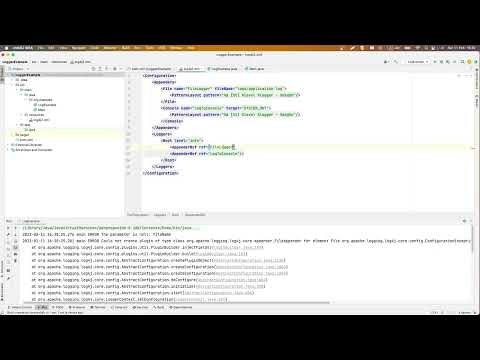How to configure logger in Java using log4j