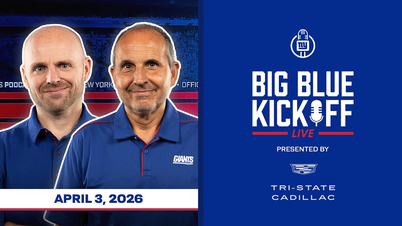 April 3, 2026 | Big Blue Kickoff Live | New York Giants