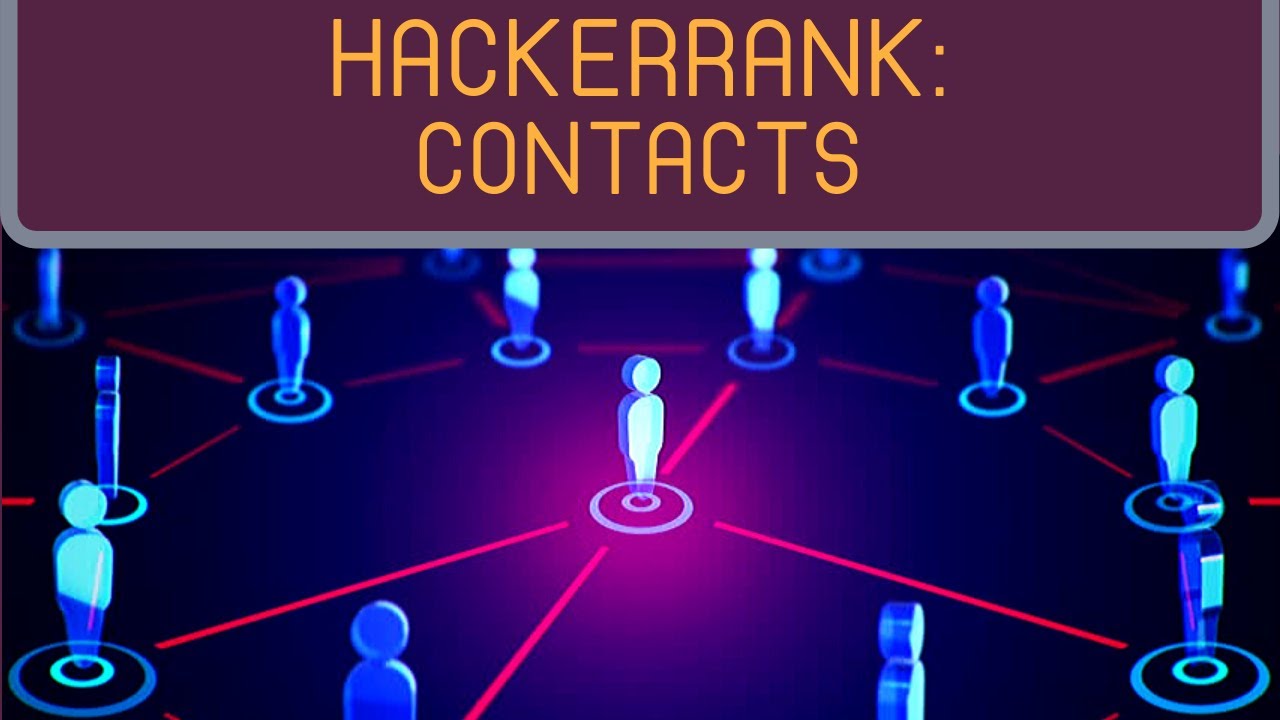 Contacts | HackerRank (JavaScript)