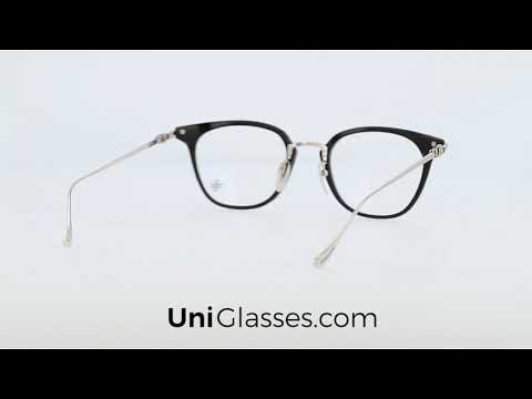CHROME HEARTS SHAGASS 872 51 21 145 BLACK SHINY SILVER 1