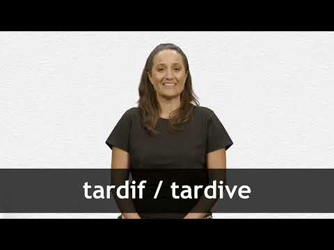English Translation of “TARDIF” | Collins French-English Dictionary