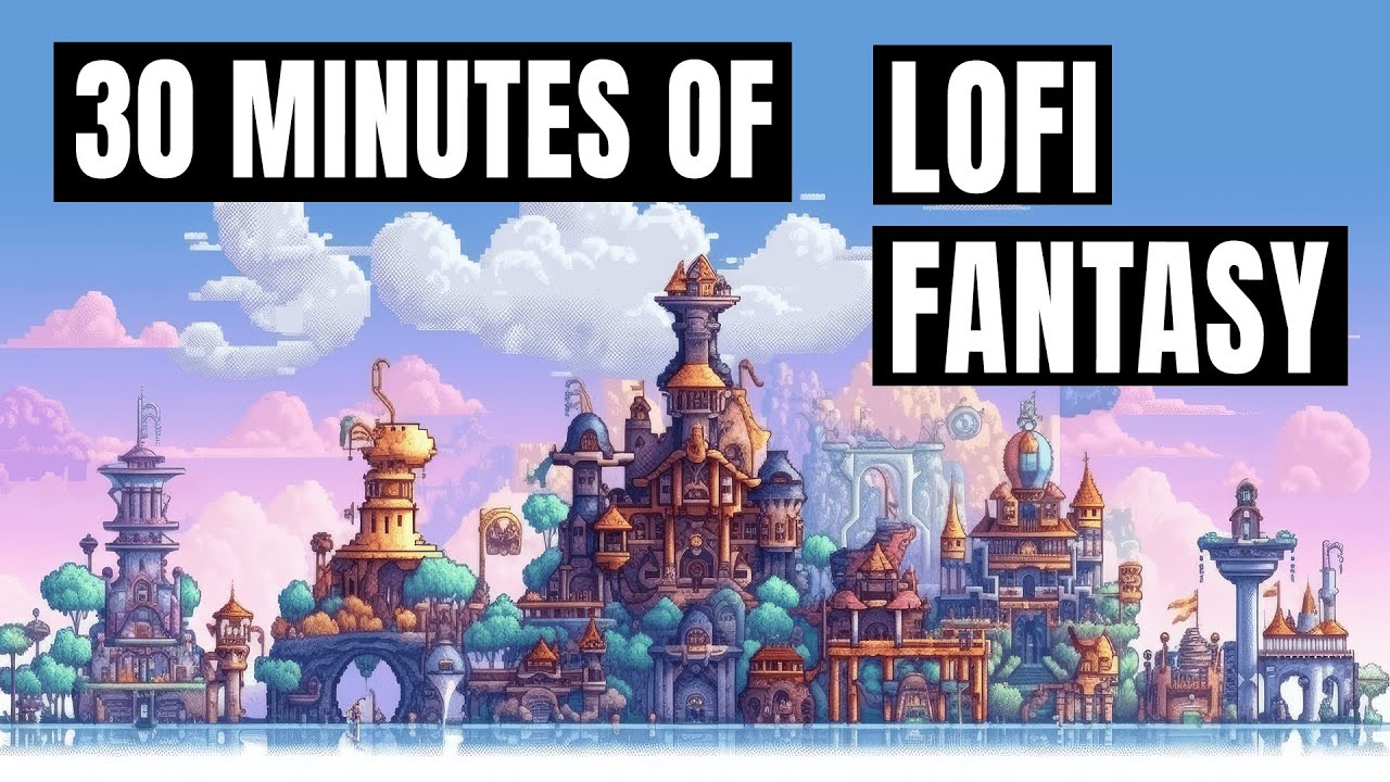 Retro Fantasy Dreams: AI-Generated Artwork with Soothing Lofi Music