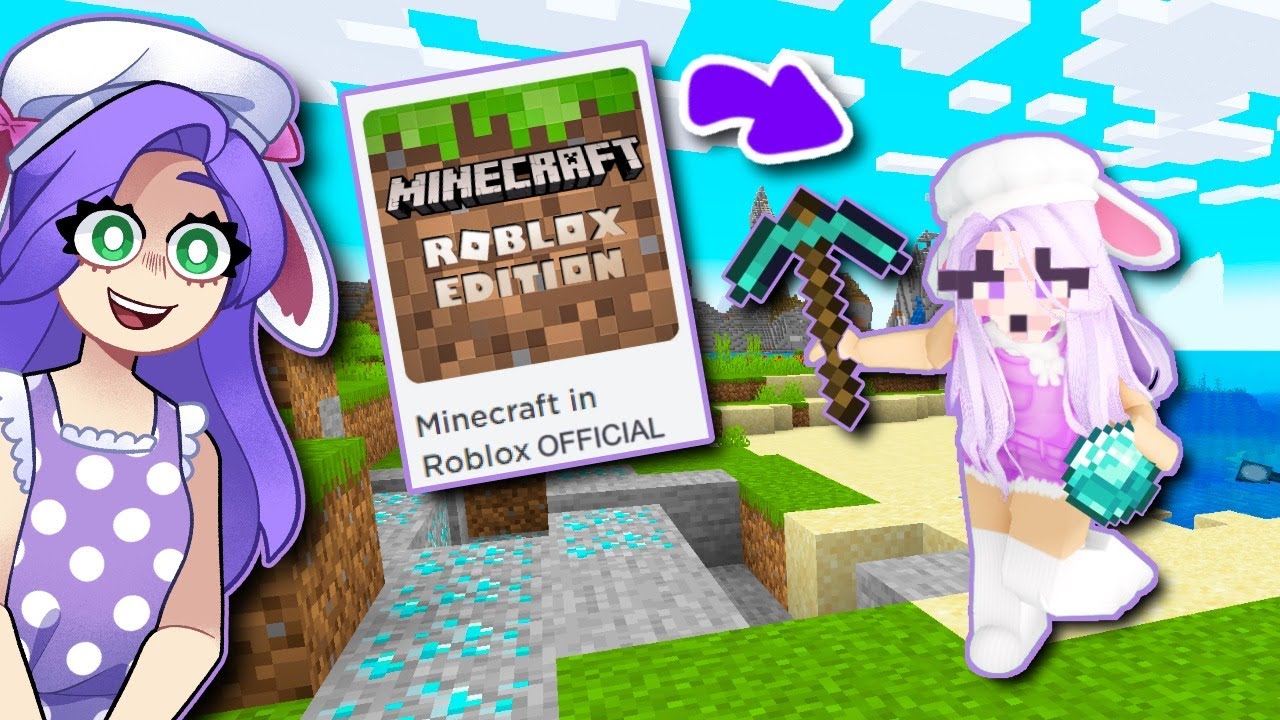 I PLAYED Actual MINECRAFT In ROBLOX! (Roblox)