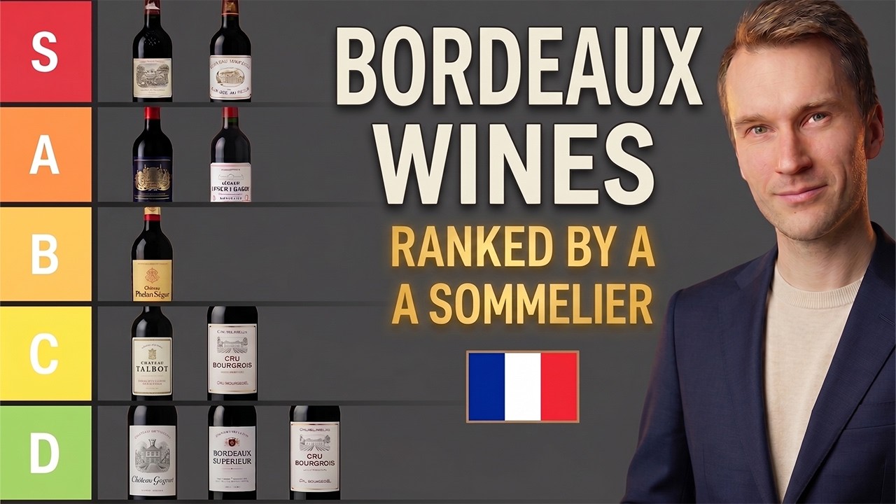 Sommelier Ranks BORDEAUX Wines from Trash to Treasure