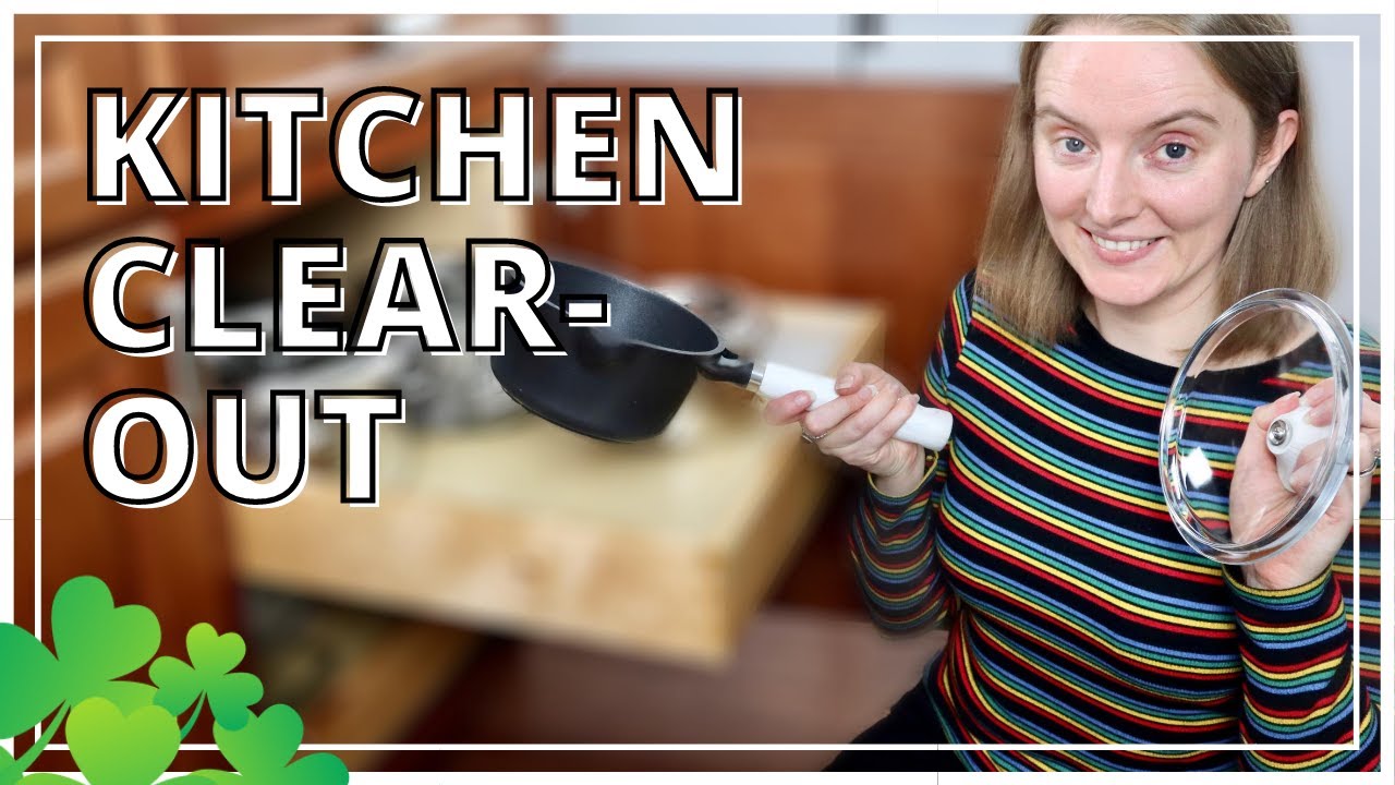 ☘️ How To Declutter Your Kitchen Cabinets – Kitchen Declutter 2020 Pots & Pans – Declutter Challenge
