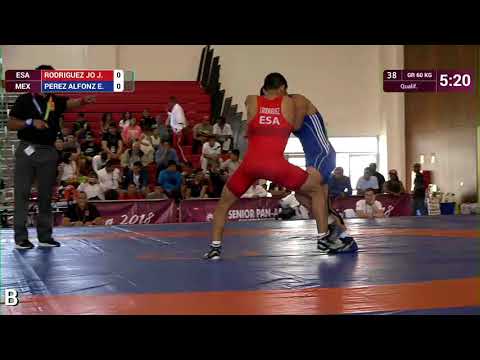 Qual. GR - 60 kg: J. RODRIGUEZ JO (ESA) v. E. PEREZ ALFONZ (MEX)