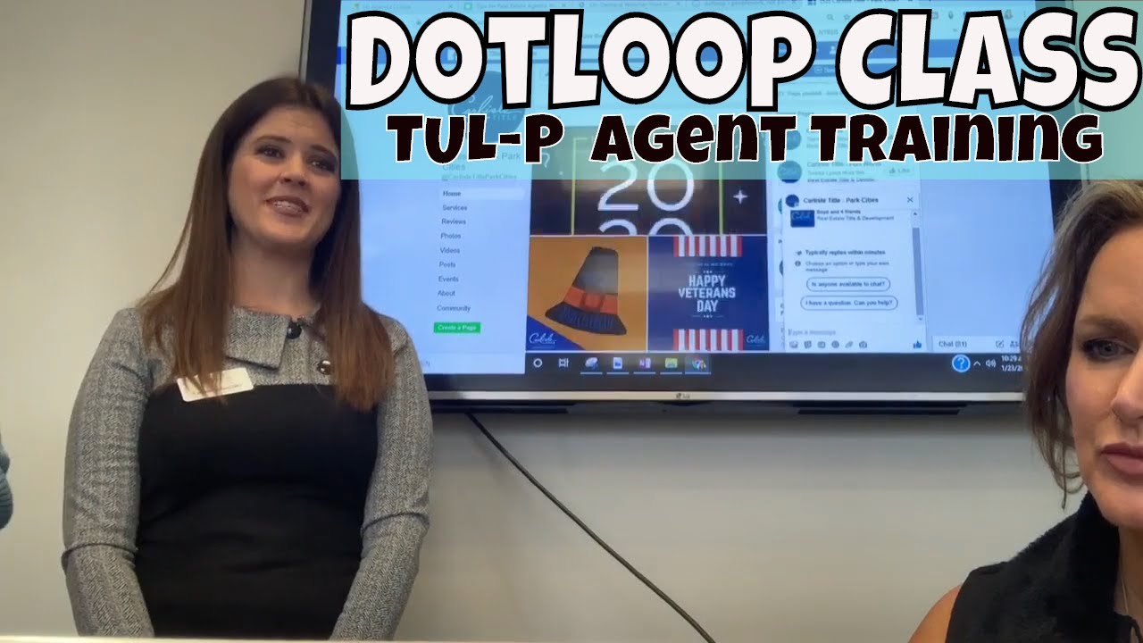 Agent Training class on Dotloop