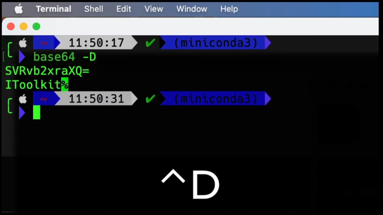 Quick Tip: Base64 Decoding on Mac Using Terminal