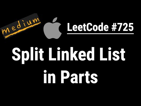 Split Linked List in Parts - LeetCode #725 | Python, JavaScript, Java and C++
