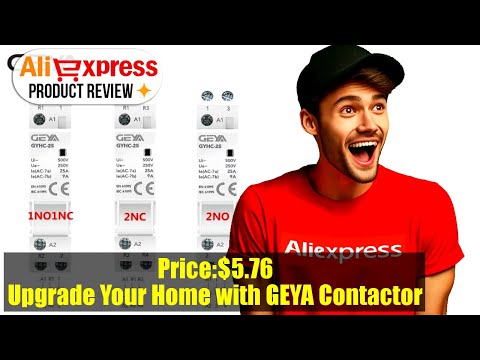 Must-Have AC Contactor for Smart Home Hotel | GEYA Din Rail Mounted Review!