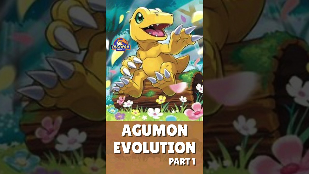 Agumon Evolution Line Part 1 #Shorts