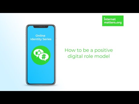How to be a positive digital role model for children - Online Identity Series | Internet Matters