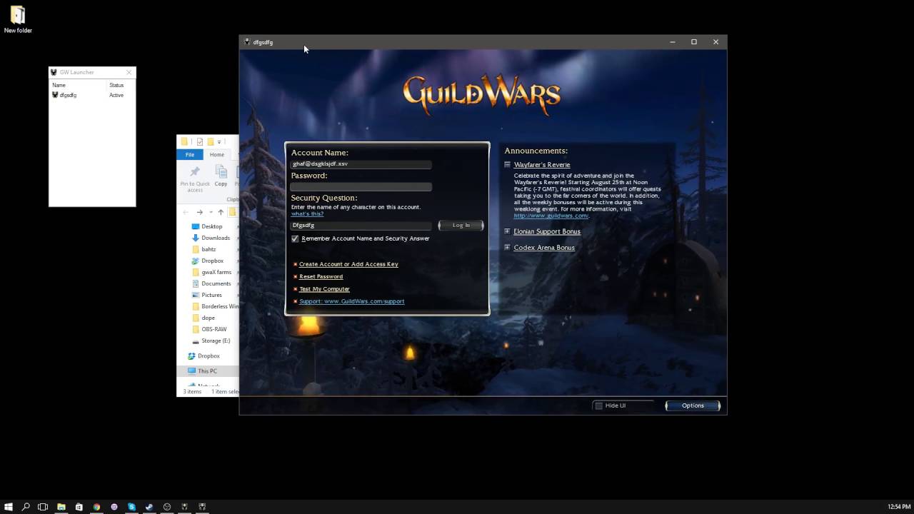 How to use: GW Launcher