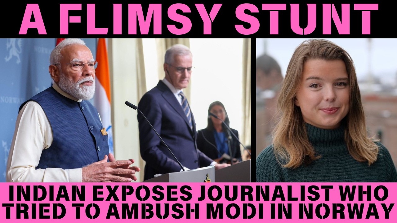 Indian Exposes Journalist Who Ambushed Modi in Norway
