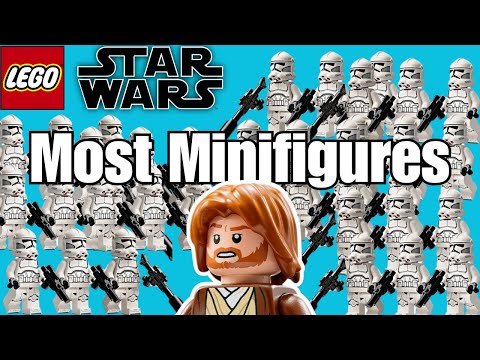 Which LEGO Star Wars Sets have the MOST Minifigures?