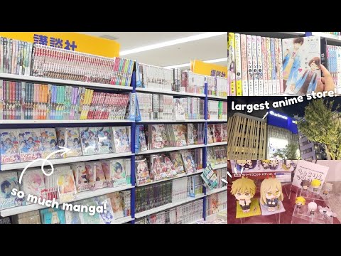 ✧˖°. manga shopping at LARGEST ANIME STORE in japan!!